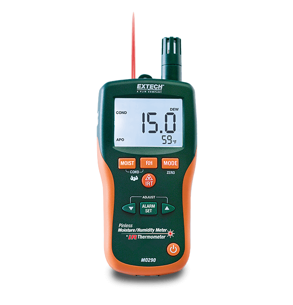 Extech MO50 compact pin moisture meter
